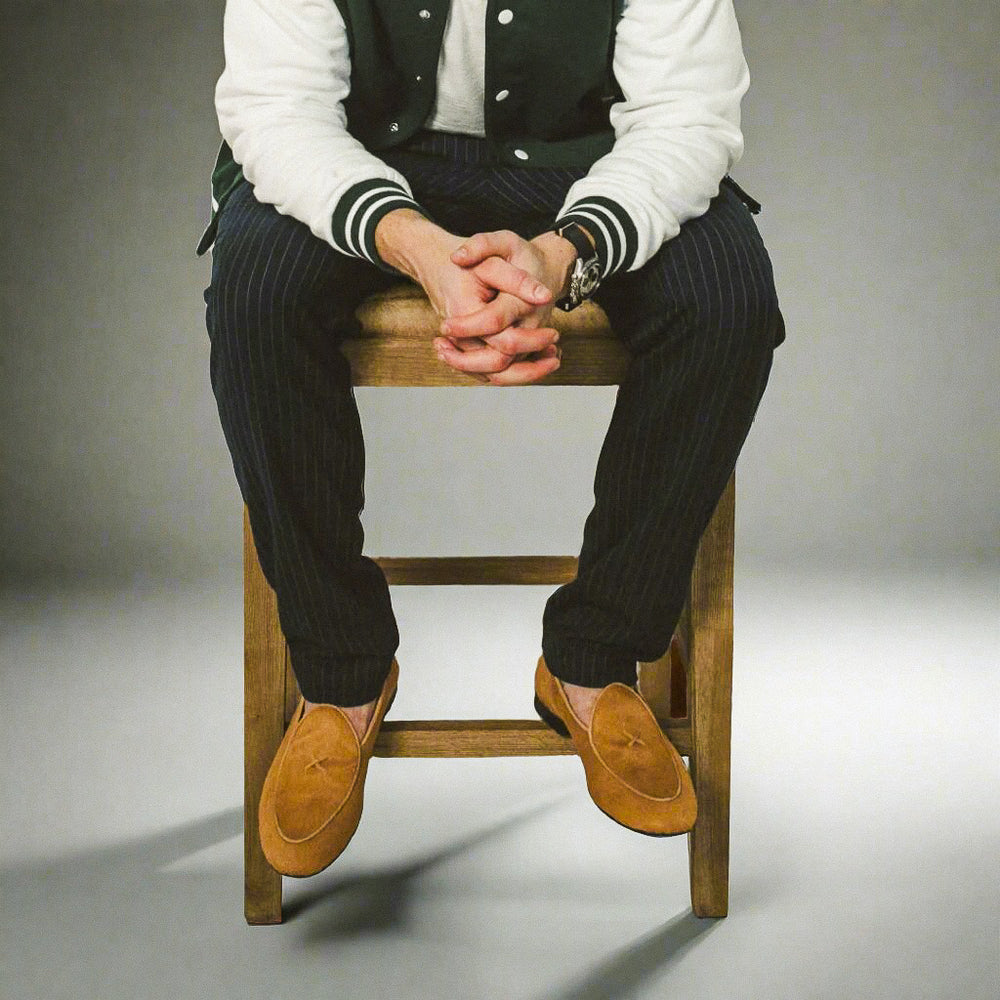 Men's Camel Pony Hair Milano Loafer Sale price $425.00 USD