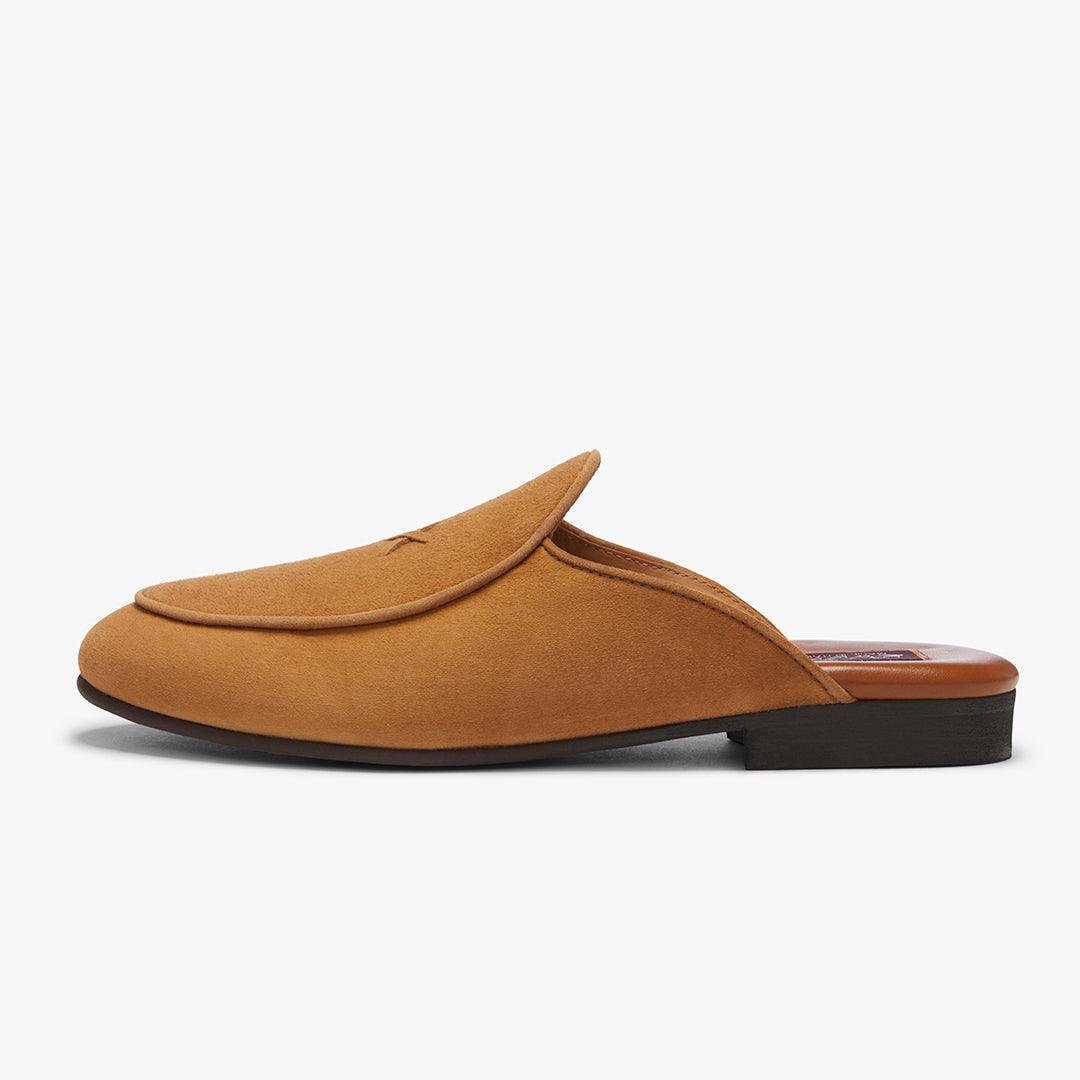 Suede mule store