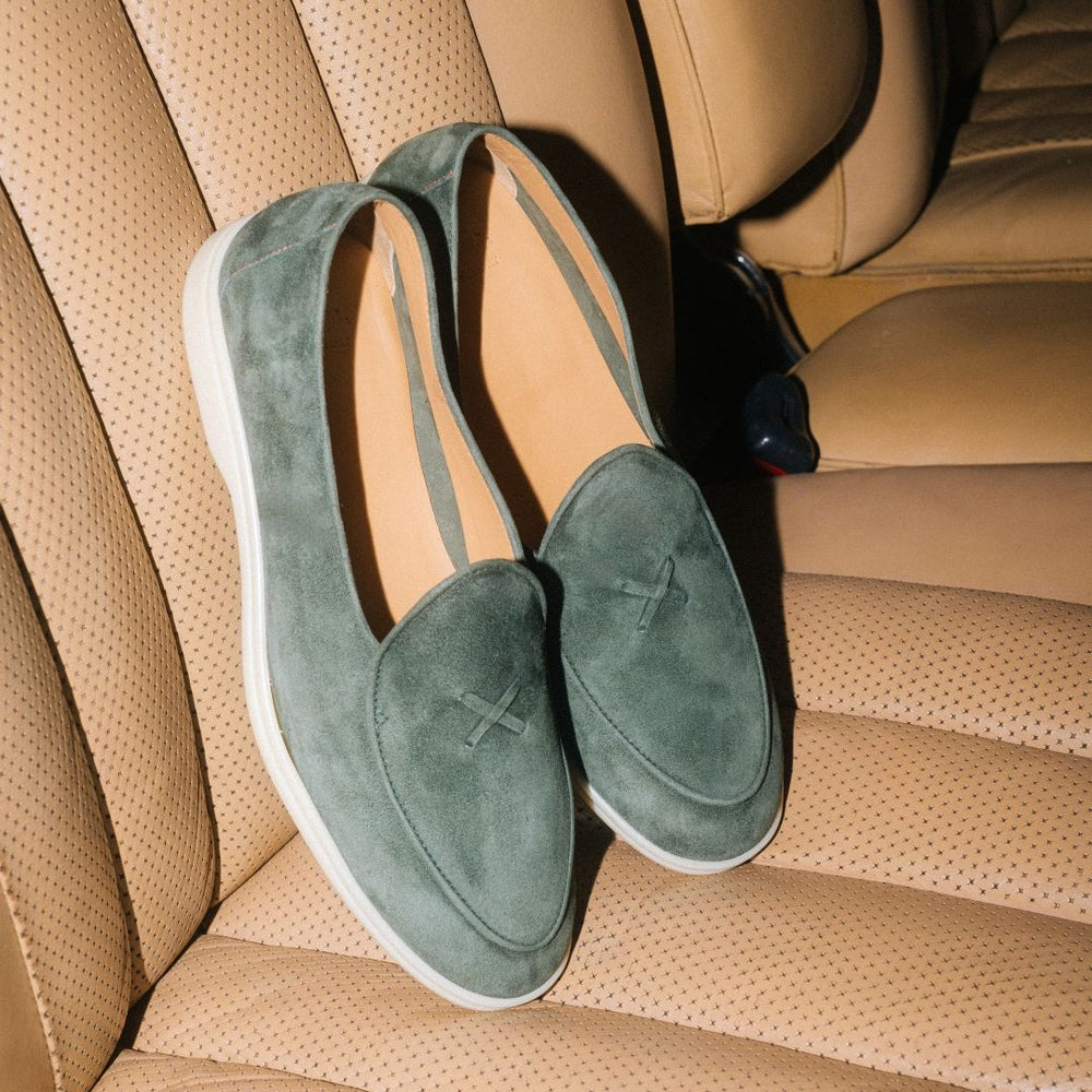 Men's Pine Suede Viaggio Loafer Sale price $448.00 USD